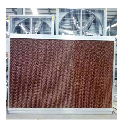 China Poultry House Evaporative Wet Curtain Cooling Pad System Low Airflow Resistance for sale