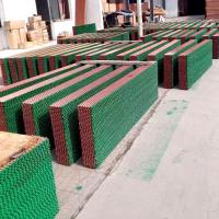 China Poultry House Evaporative Wet Curtain Cooling Pad System Low Airflow Resistance for sale