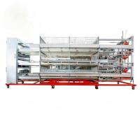 China Chicken Farming Equipment H Type Automatic Broiler Chicken Cage Vertically Stacked for sale