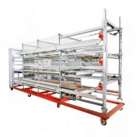 China Automatic Poultry Farm Equipment H Shaped Broiler Cage System For Efficient Farming for sale