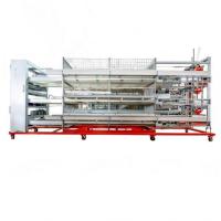 China Automatic Poultry Farm Equipment H Shaped Broiler Cage System For Efficient Farming for sale