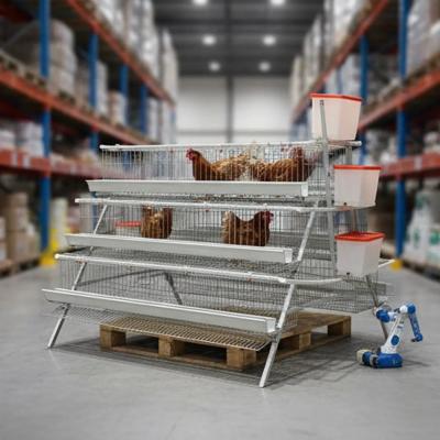 China Husbandry Machinery Equipment Layer Chicken Cage Egg Chicken Cage for Poultry Farming for sale