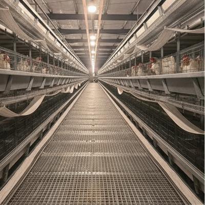China Galvanized Steel Automatic Layer Cage A Frame 3 To 12 Tiers For Hens Easy Installation for sale