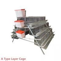 China Customizable Size A Type Layer Cage 3-8 Tiers Layer Chicken Cage Stepped Design for sale