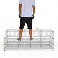 China H Type Layer Chicken Cage Poultry Farming Equipment Large Capacity 3 4 5 6 8 Tiers for sale