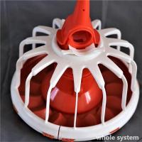 China Chicken Poultry Equipment PP Materials Automatic Pan Feeding System Easy Clean for sale