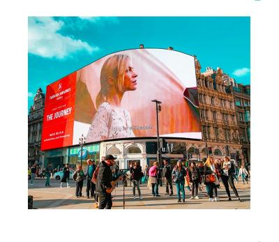 China UHLED Outdoor Seamless Splicing Double-sided Column High-definition Highlight Display Large Screen for sale