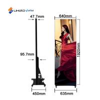 China Led Advertising Adigital Sign P2.5 Led Poster Display Screen in Store/bank/bar/school and Company for sale