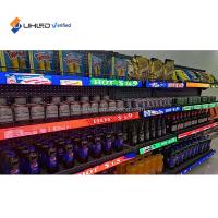 China P1.25 HD Indoor LED Ticker Supermarket Shelf Display Module with Programmable Text Message for Shopping Malls and Supermarkets for sale