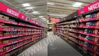 China uhled Shelf Led Screen Stretch for Retail Bar Price Tag Smart Edge Talker LED Display for sale