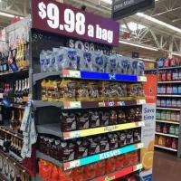 China uhled Shelf Led Screen Stretch for Retail Bar Price Tag Smart Edge Talker LED Display for sale