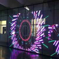 China LED Display Video Wall Digital Signage Big Commercial Advertising Indoor P7.8 Led Display Screen Transparent  Led Video Wall for sale