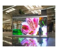 China Curtain Led Display Transparent LED Display Full Color Easy Maintenance  Convenient Indoor Screen for sale