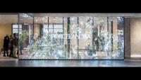 China Customized HD Transparent LED Display Full Color Easy Maintenance Soft Convenient for sale