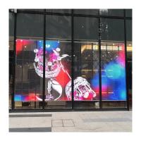 China Customized HD Transparent LED Display Full Color Easy Maintenance Soft Convenient for sale