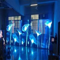 China Shopping Mall Concert Stage Indoor  Outdoor P3.91-7.81 LED Transparent Screen Display  Led Transparent Display for sale