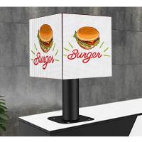 China P2.5 Custom Size Full Color Indoor Outdoor HD 3D Led Cube 5 Sides Magic Square Creative Cube Led Display Waterproof for sale