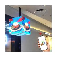 China Outdoor Waterproof  Cube LED Display Screen  Four Sides Led Cube Display Screen for Advertising Sign for sale