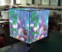 China Outdoor Waterproof  Cube LED Display Screen  Four Sides Led Cube Display Screen for Advertising Sign for sale