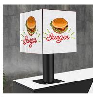 China Corner Led Cube Display Indoor Full Color on Pairs 5 Sides P2.5 320*320*320mm Screen Indoor P3 Hotel Advertisement Mall for sale