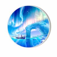 China Customized  Round Circle LED Display  Indoor Outdoor Shop Store Dual Sides Waterproof Screen Sign Logo for sale