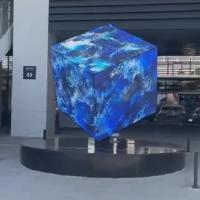 China Outdoor Cube LED Screen High Resolution Full Color Advertising Cube Display for sale