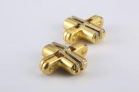 China Satin Nickel Finish Heavy Duty Invisible Hinge Practical 180 Degree for sale