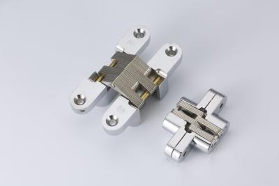 China Zinc Alloy Heavy Duty Cabinet Hinge 180 Degree Stainless Steel Invisible Hinge for sale