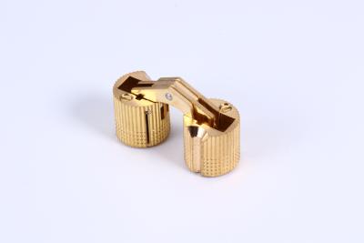 China Satin Chrome Concealed Cabinet Hinges 180 Degree Adjustable Rustproof Zinc Alloy for sale