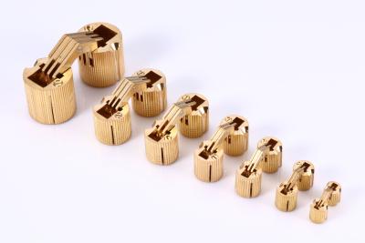 China KESHILE Heavy Duty Concealed Hinges 180 Degree Adjustable Invisible Door Hinges 19x95mm for sale