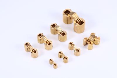China 304 Stainless Steel 3D Concealed Hinge with Hydraulic Buffer for Furniture Cabinet Door for sale