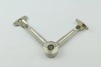 China Antiwear Practical Heavy Duty Lid Hinges Stay Multipurpose Silver Color for sale