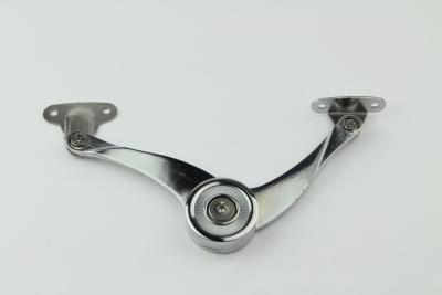 China Zinc Alloy Adjustable Lid Support Hinge 80N Heavy Duty Folding Cabinet Door Stay for sale
