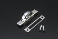 China Stainless Steel Sliding Wardrobe Door Knob Handle Rust Proof 25mm Single Hole for sale