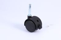 China Office Chair Caster Wheels 50mm PP Core TPR Swivel Casters for Furniture for sale