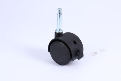 China Office Chair Caster Wheels 50mm PP Core TPR Swivel Casters for Furniture for sale