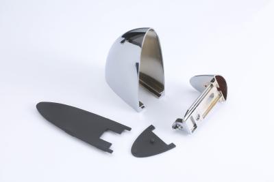 China Stainless Steel 304 Glass Shelf Clip 90 Degree for 8-12mm Toughened Glass Wall Mounted for sale