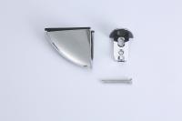 China Aluminum Glass Shelf Clips for 6-12mm Thickened Hard Panel Industrial Cabinet for sale