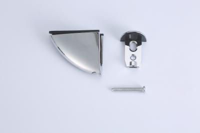 China Aluminum Glass Shelf Clips for 6-12mm Thickened Hard Panel Industrial Cabinet for sale