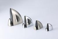 China Aluminum Glass Shelf Clips for 6-12mm Glass Thickened Hard Panel Rustproof for sale