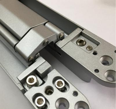 China Heavy Duty 3D Adjustable Invisible Hinge 120kg Load 28x177mm for Interior Exterior Doors for sale