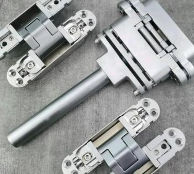 China Heavy Duty 3D Adjustable Concealed Cabinet Hinge 180 Degree Self Closing Stainless Steel 120kg Load for sale