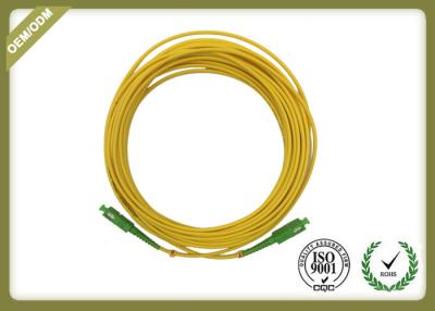China OS2 ST To SC APC Fiber Optic Patch Cord Simplex Single Mode With LSZH Jacket for sale