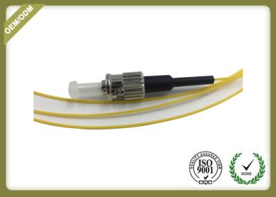 China ST Simplex Single Mode Fiber Optic Patch Cord 0.9mm Tight Fiber Pigtail for sale