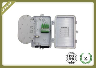 China Outdoor Fiber Optic Splitter Box 4 Ports Waterproof IP68 FTTH Distribution for sale