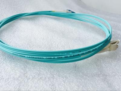 China OM4 LC to SC Duplex Multimode Fiber Optic Patch Cord 50/125um 2m for sale