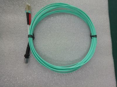 China MTRJ to LC OM3 Fiber Optic Patch Cord LSZH Jacket 50m for CATV Networks for sale