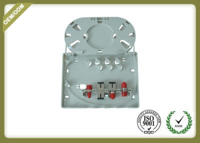China Indoor Wall Mount Fiber Optical Network Terminal Box 4 Cores ABS Material for sale