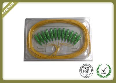 China SC Fiber Optic Patch Cord  0.9mm , Waterproof Fiber Optic Pigtail Single Mode for sale