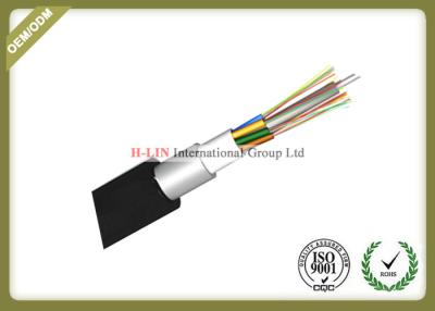 China Outdoor Stranded Loose Tube Fiber Optic Cable Aluminum Polyethylene Laminate 2-288 Cores for sale